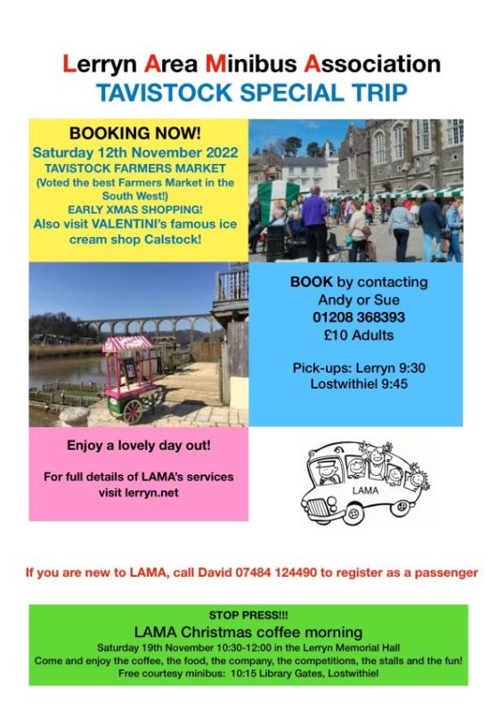 LAMA Tavistock Special Trip : Lerryn