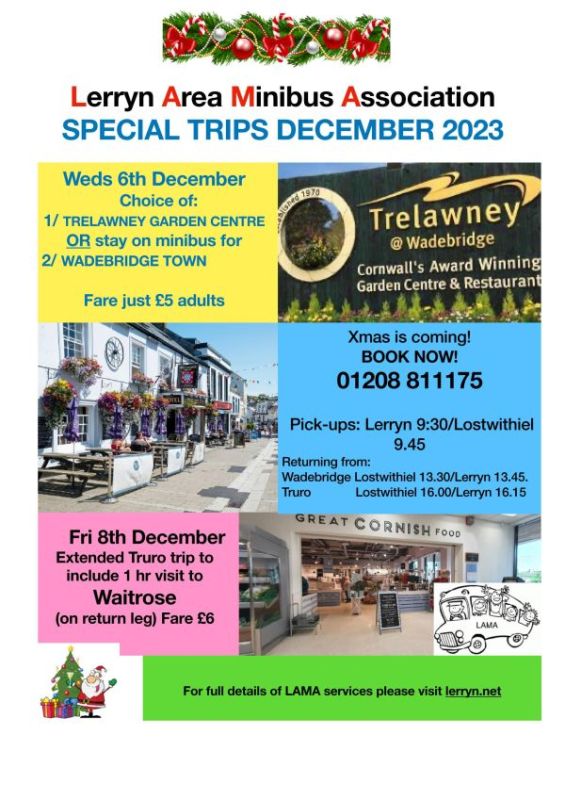 LAMA Wadebridge Special Trip : Lerryn