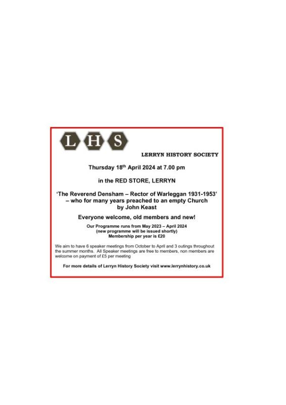 Lerryn area community website