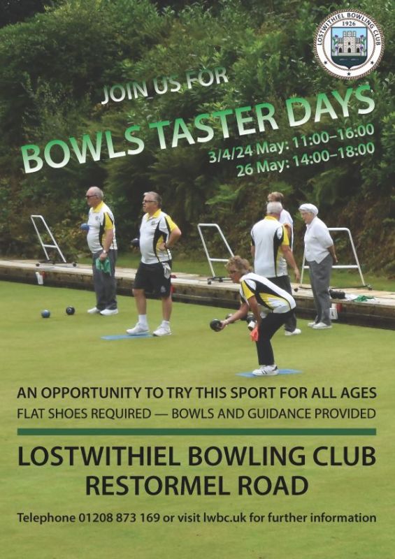 Lostwithiel Bowling Club Taster sessions : Lerryn