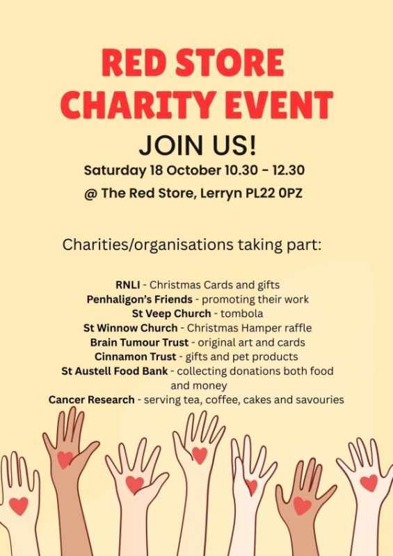 RED STORE CHARITY EVENT : Lerryn