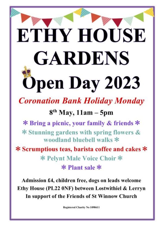 Ethy House Gardens Coronation Open Day : Lerryn