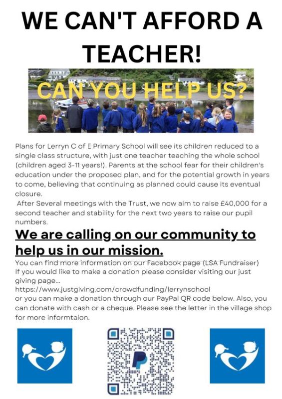 Please can you help us? : Lerryn